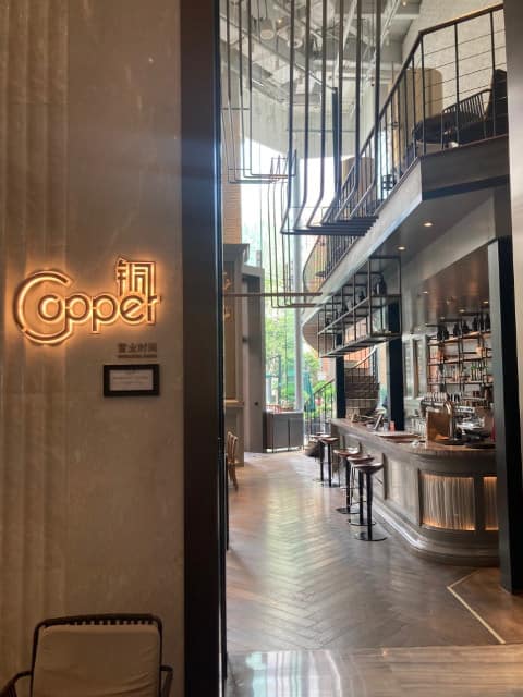 Review Conrad Shanghai Copper Bistro - - Red Bird Travel News